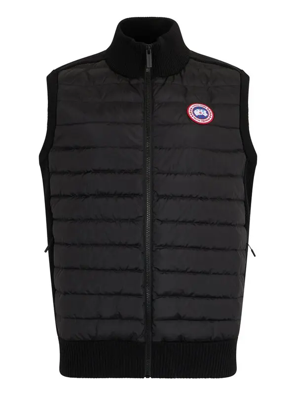Canada Goose Padded Sleeveless Jacket With Mesh Inserts - Black