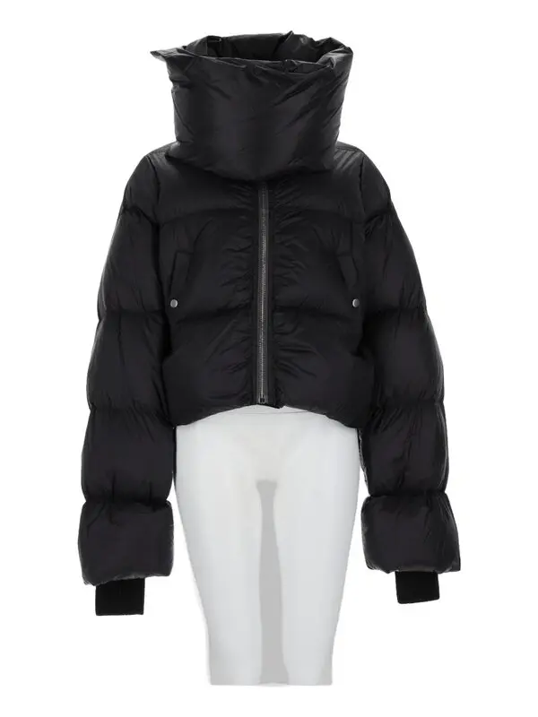 Rick Owens Padded Oversized Cropped Puffer Jacket - Black