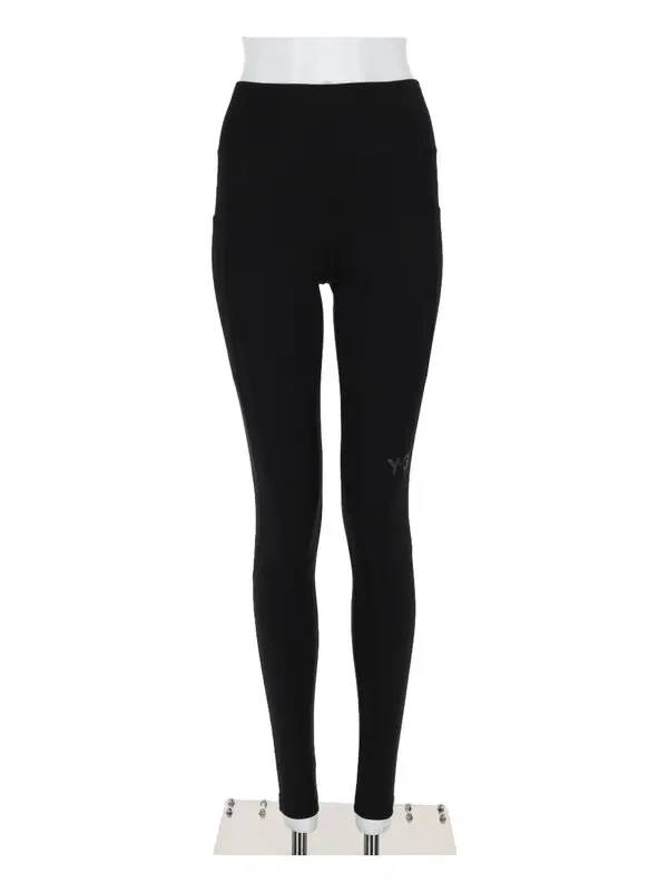 Y3 High-waist Performance Leggings - Black