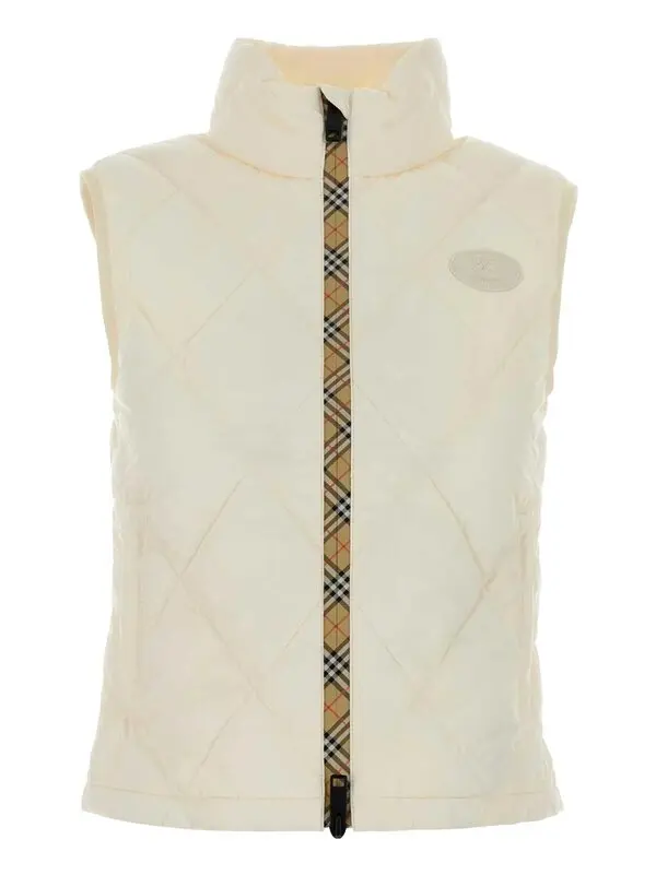 Burberry Quilted Nylon Vest - White