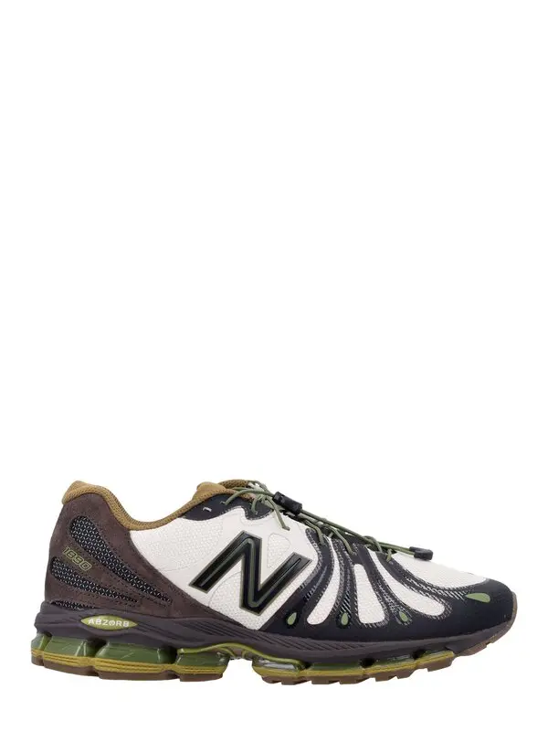 NEW BALANCE 1890 Performance Sneaker With Leather-trim Synthetic Upper - Linen Brown