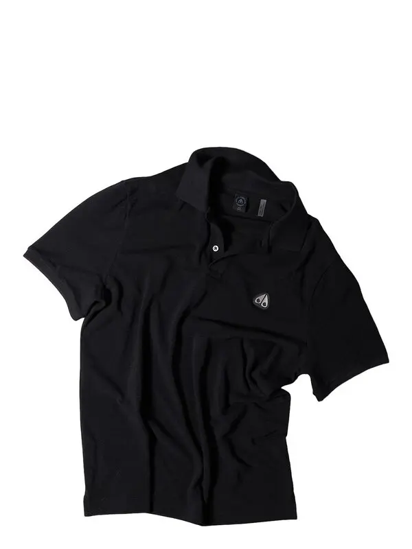 Moose Knuckles Everett Polo - Black