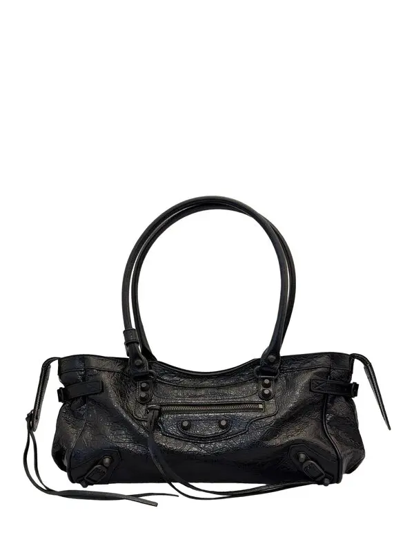 Balenciaga West-style Tote Bag - Black