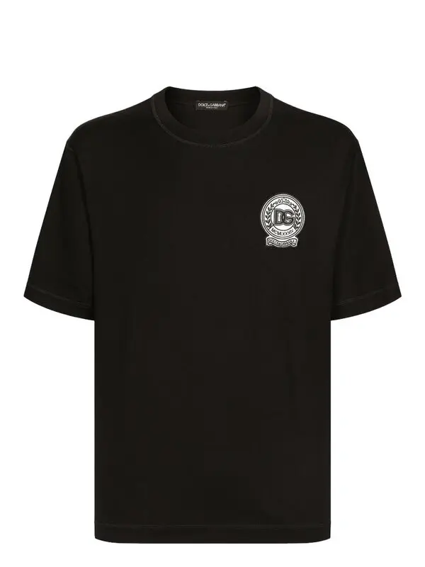Dolce & Gabbana Essential Logo T-shirt - Black
