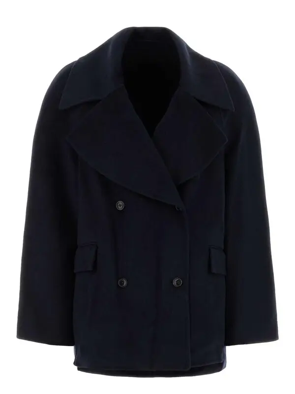 Loulou De Saison Neil Wool-cashmere Jacket - Blue