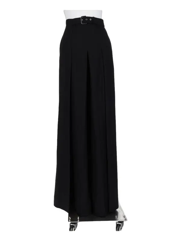 Alberta Ferretti High Waisted Tailored Trousers - Black