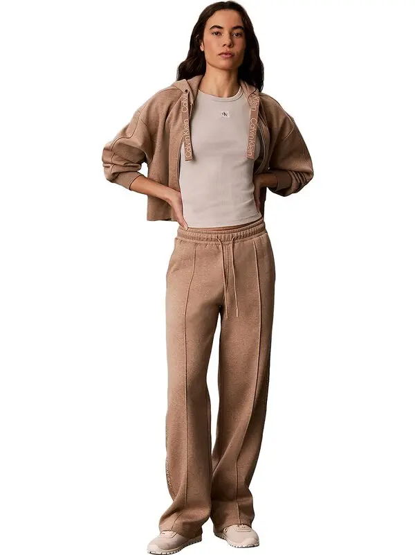 Calvin Klein Logo Tape Fleece Sweatpants - Amphora