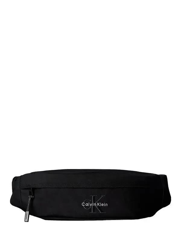 Calvin Klein Bold Monologo Belt Bag - Black