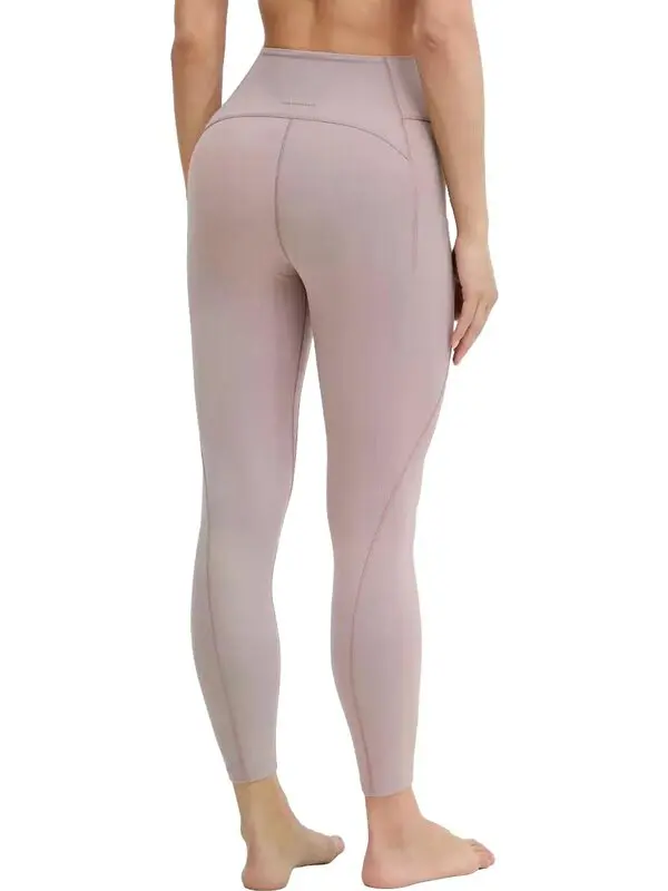 On Logo-patch Leggings - Purple