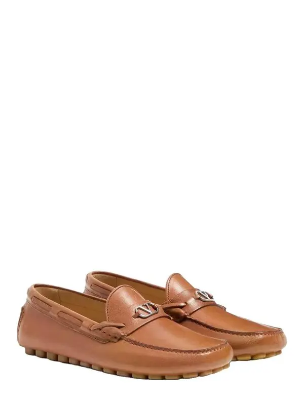 Valentino Garavani Driving Loafers - Brown