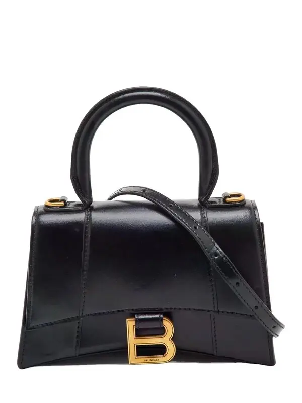 Balenciaga Hourglass Xs Tote Bag - Black