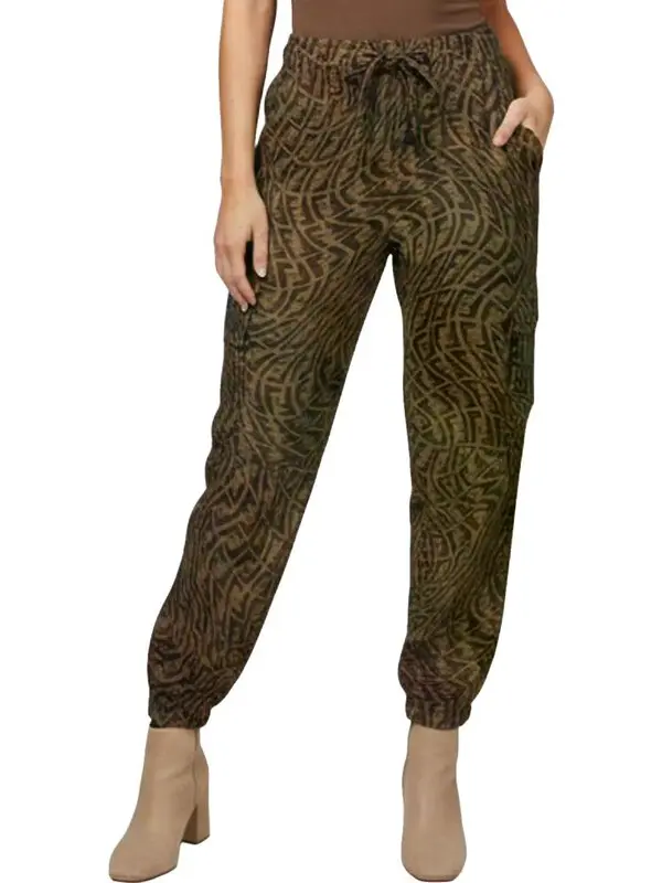 Fendi Jacquard Ff Pattern Drawstring Trousers - Brown