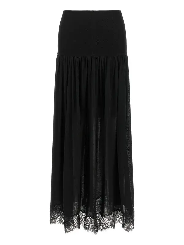 Zimmermann Valiant Long Skirt - Black