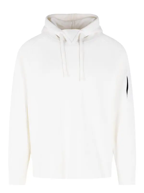 C.P. COMPANY Wool Blend Sweater - White
