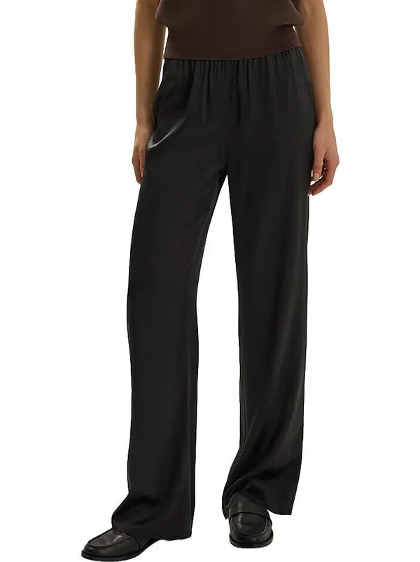 FAVORITE DAUGHTER The Everything Elastic Pull On Pants - Black