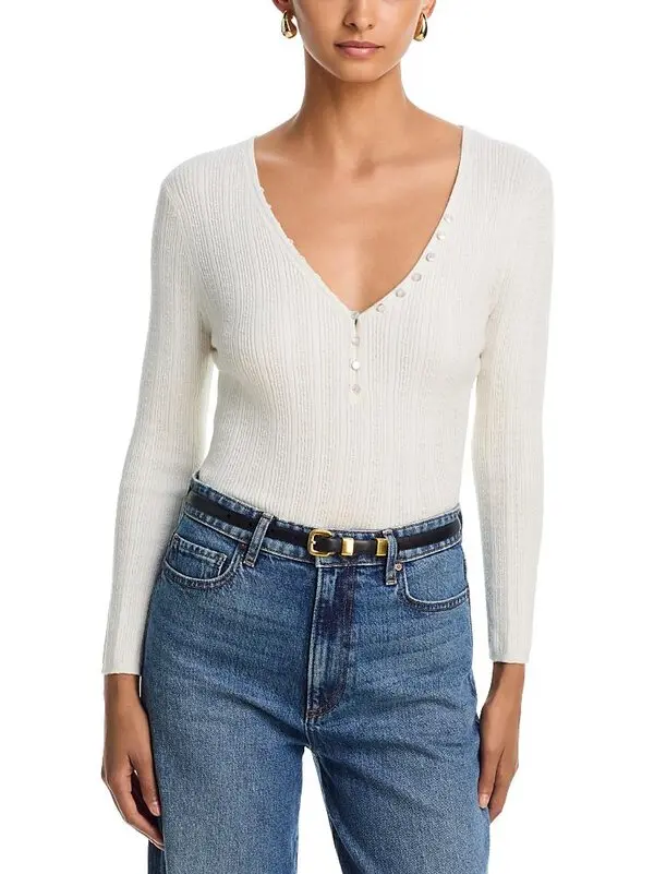 Paige Ginnette Top - Ivory