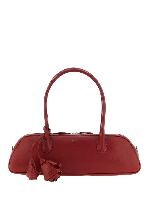 Magda Butrym Brigitte Trapeze Handbag - Red