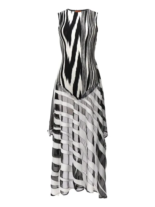 Missoni Viscose Bodysuit With All-over Pattern - Multicolor