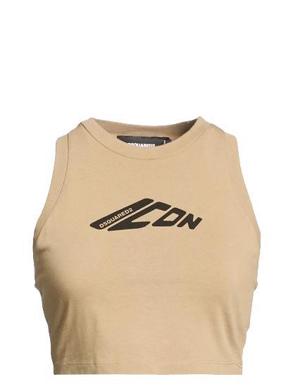 Dsquared2 Icon Top Size Cotton - Khaki