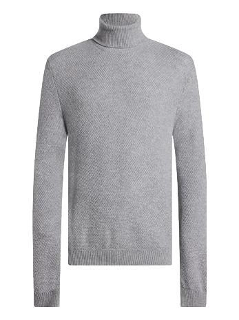 Alpha Studio Turtleneck Cashmere Sweater - Grey