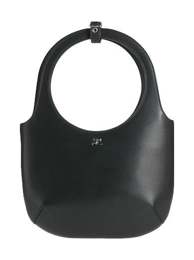 COURREGES Handbag In Calfskin - Black