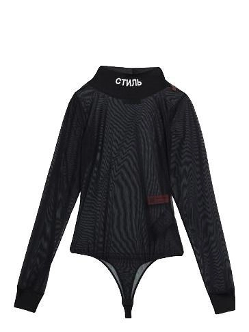 Heron Preston Polyamide, Elastane, Viscose Bodysuit - Black