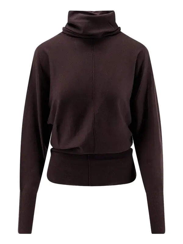 Soeur Lindsay Merino Wool Sweater - Brown