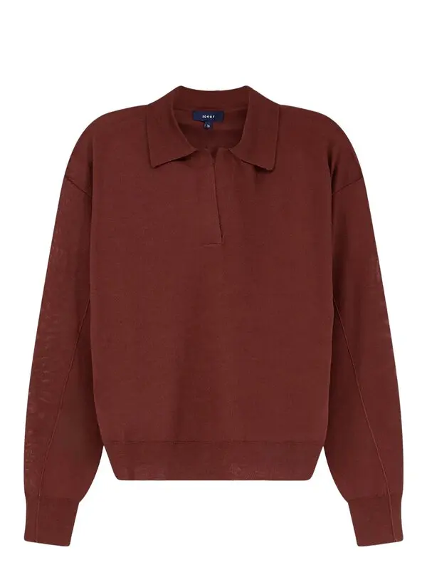 Soeur Fleming Merino Wool Sweater - Brown
