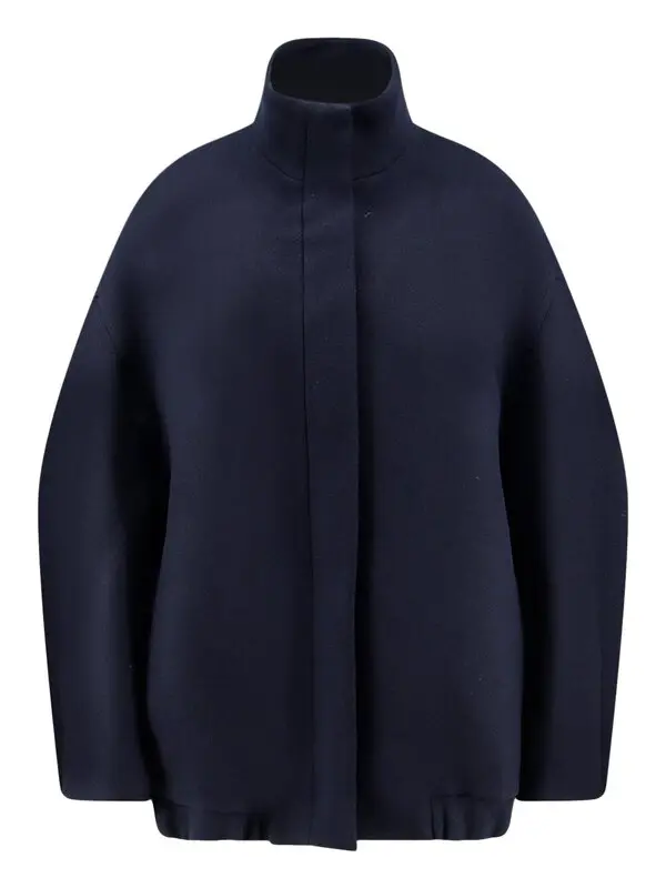 Dries Van Noten Wool Blend Jacket - Blue