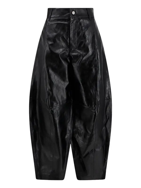 Soeur Julien Leather Trousers - Black