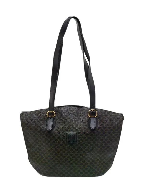 Celine Macadam Shoulder Bag - Black