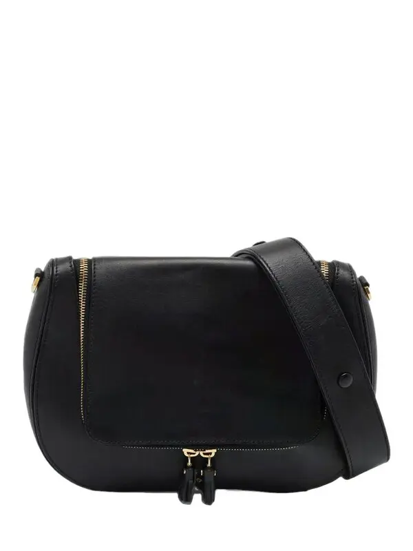 ANYA HINDMARCH Vere Leather Shoulder Bag - Black