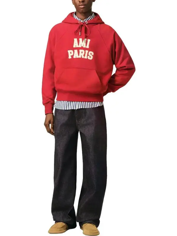 AMI Paris Baggy-fit Cotton Jeans - Blue