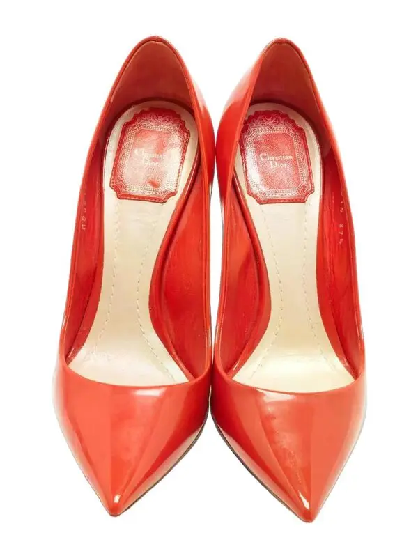 Dior Dioressence Patent Leather Pumps - Red