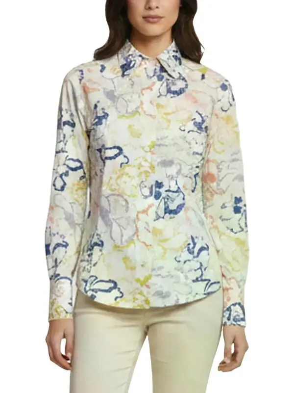 Etro Printed Fitted Shirt - Neutrals