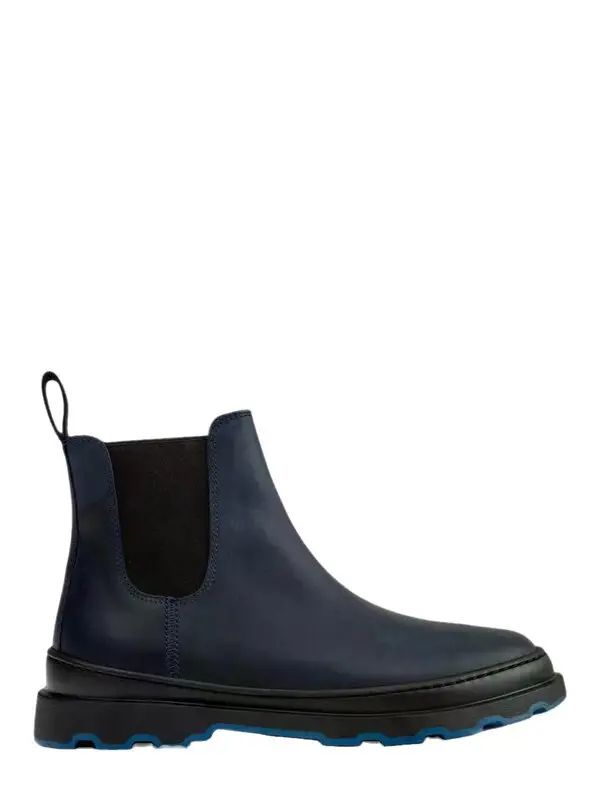 Camper Brutus+ Nubuck Leather Ankle Boots - Blue