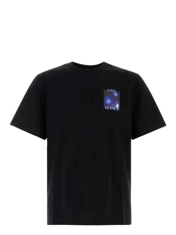 Casablanca Cotton T-shirt - Black