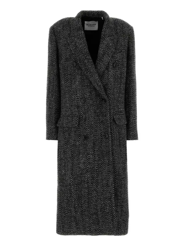 Isabel Marant Étoile Melange Knit Coat - Gray