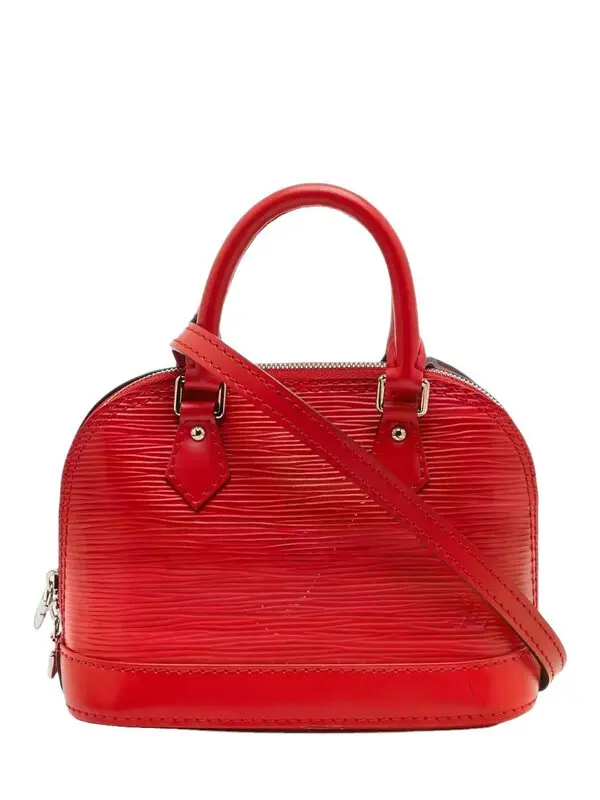 LOUIS VUITTON Alma Nano Epi Tote Bag - Red