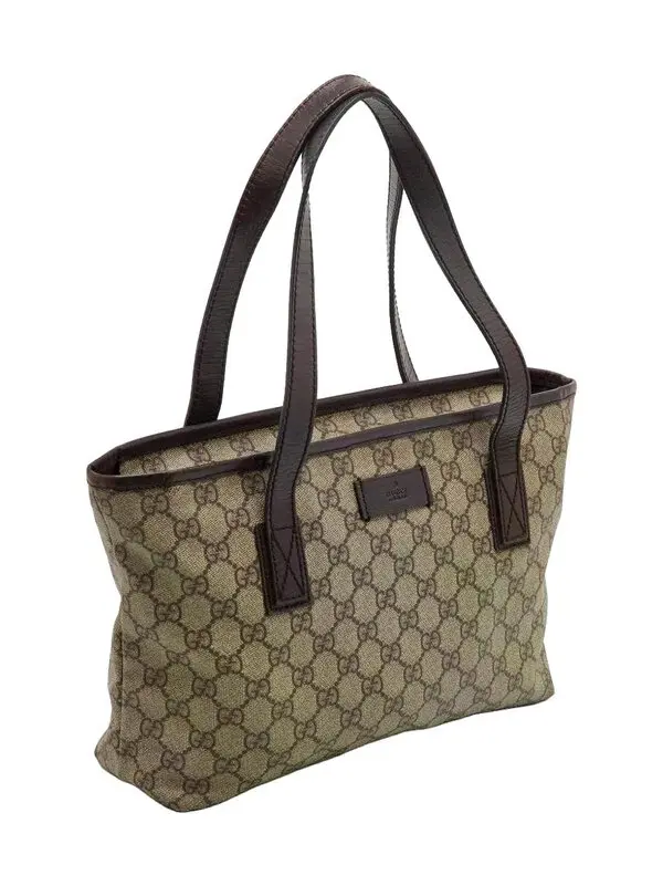 Gucci Gg Supreme Canvas Tote Bag - Neutrals