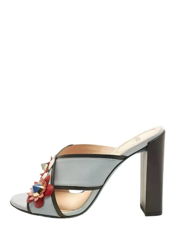 Fendi Flowerland Sandals - Blue