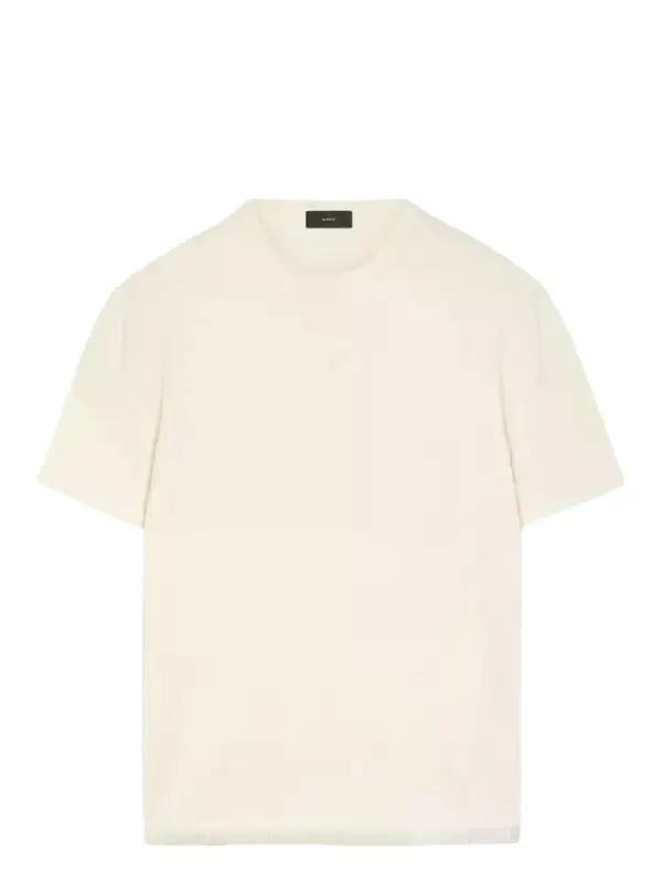 Alanui Logo-embroidered T-shirt - Neutrals