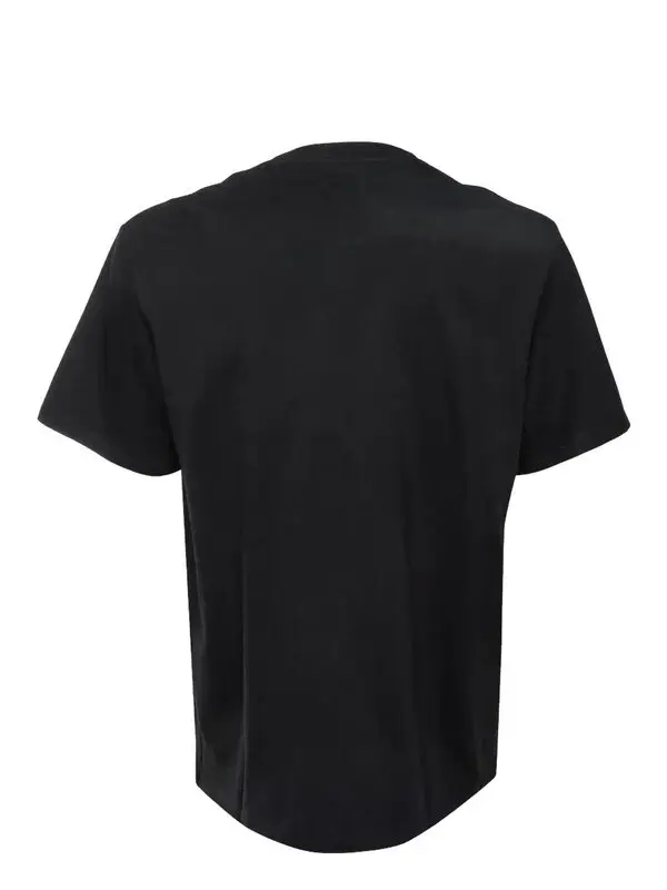 Loewe Logo Embroidered T-shirt - Black
