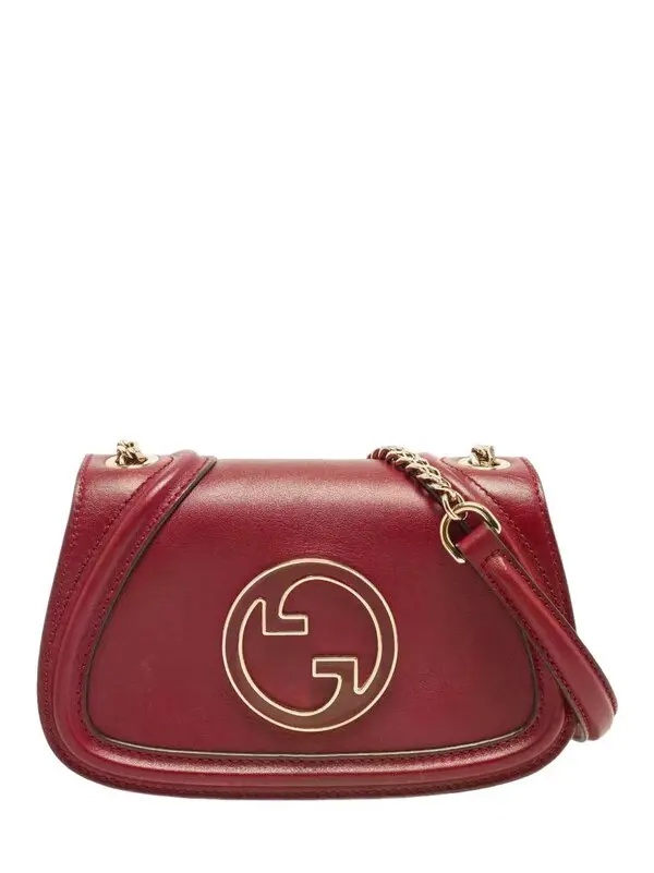 Gucci Blondie Chain Crossbody Bag - Red