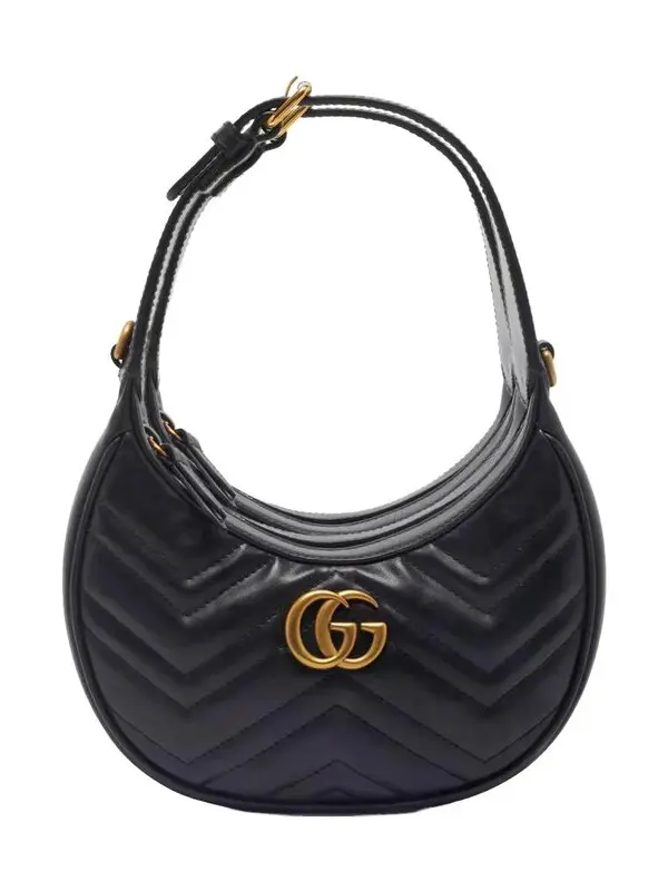Gucci Gg Marmont Matelassé Shoulder Bag - Black
