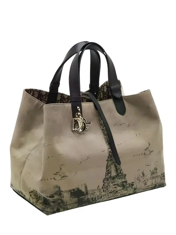 Dior Paris Eiffel Tower Tote Bag - Neutrals