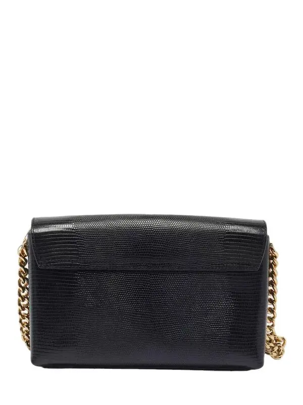Dolce & Gabbana Dg Millennials Patch Embellished Shoulder Bag - Black