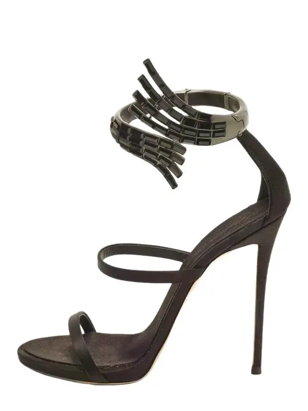 GIUSEPPE ZANOTTI Vera Crystal-embellished Stiletto Sandals - Black