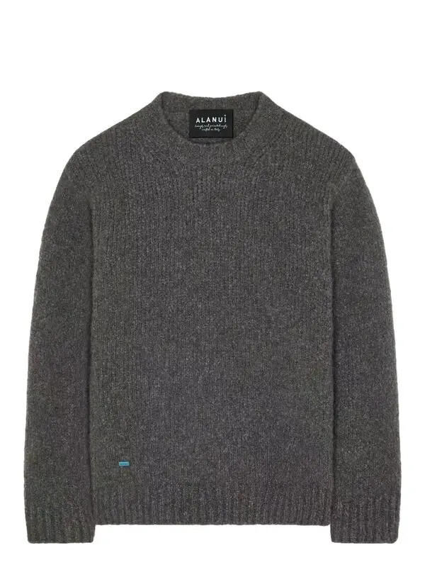 Alanui Finest Crew-neck Sweater - Grey