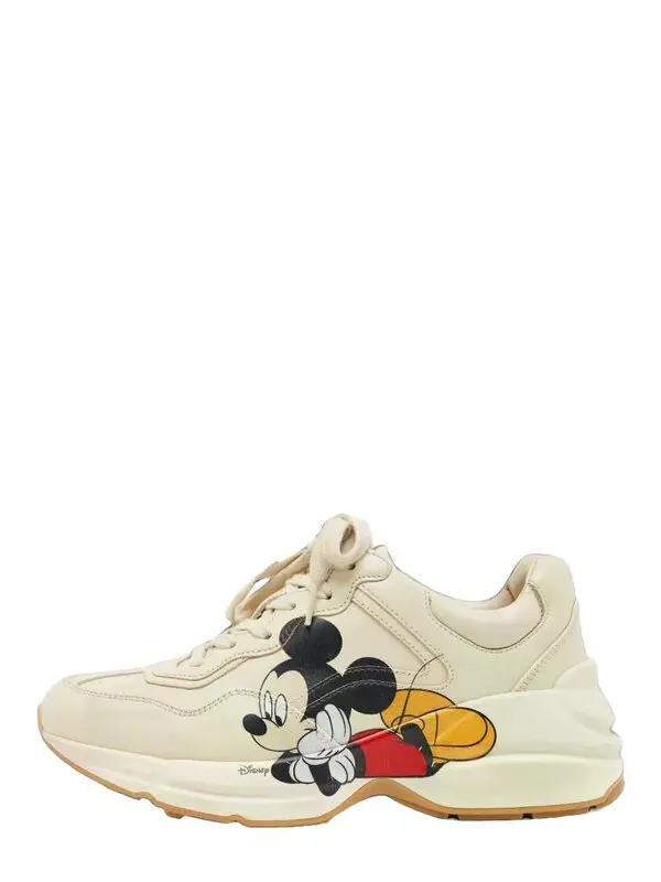 Gucci X Disney Rhyton Mickey Mouse Sneakers - Neutrals
